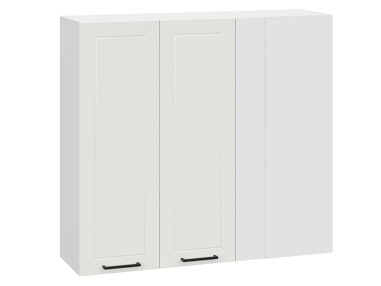 Навесной шкаф СВ-Мебель Вектор Белый / Бланж 912 мм