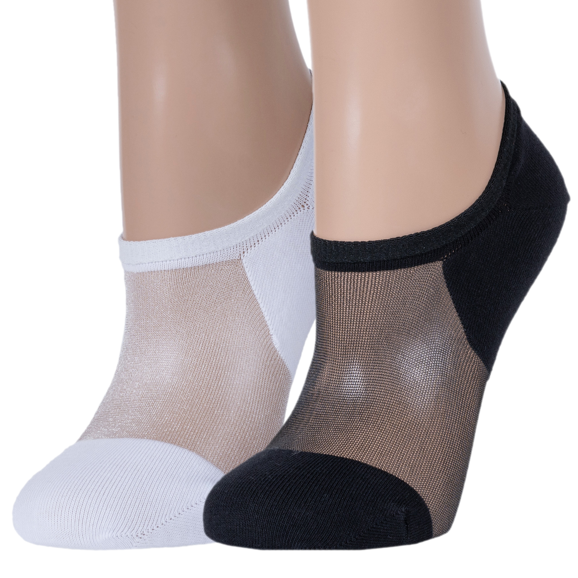 Комплект носков женских Conte 2-18С-4СП белых; черных 23