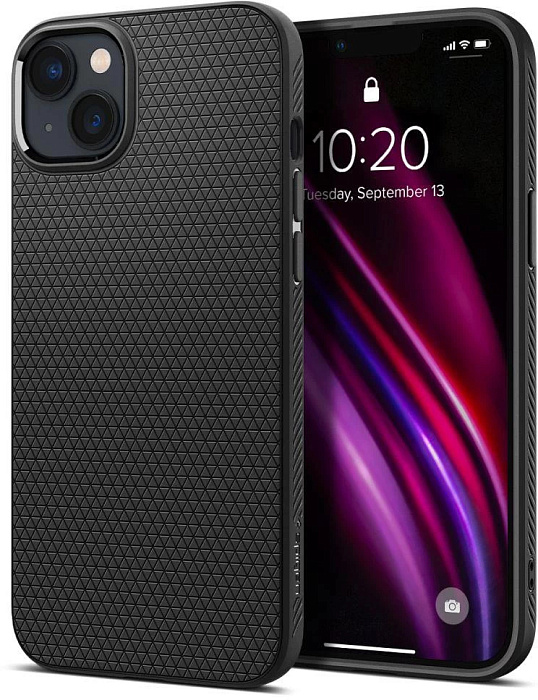 Чехол Spigen Liquid Air (ACS04891) для Apple iPhone 14 Plus (Matte black)