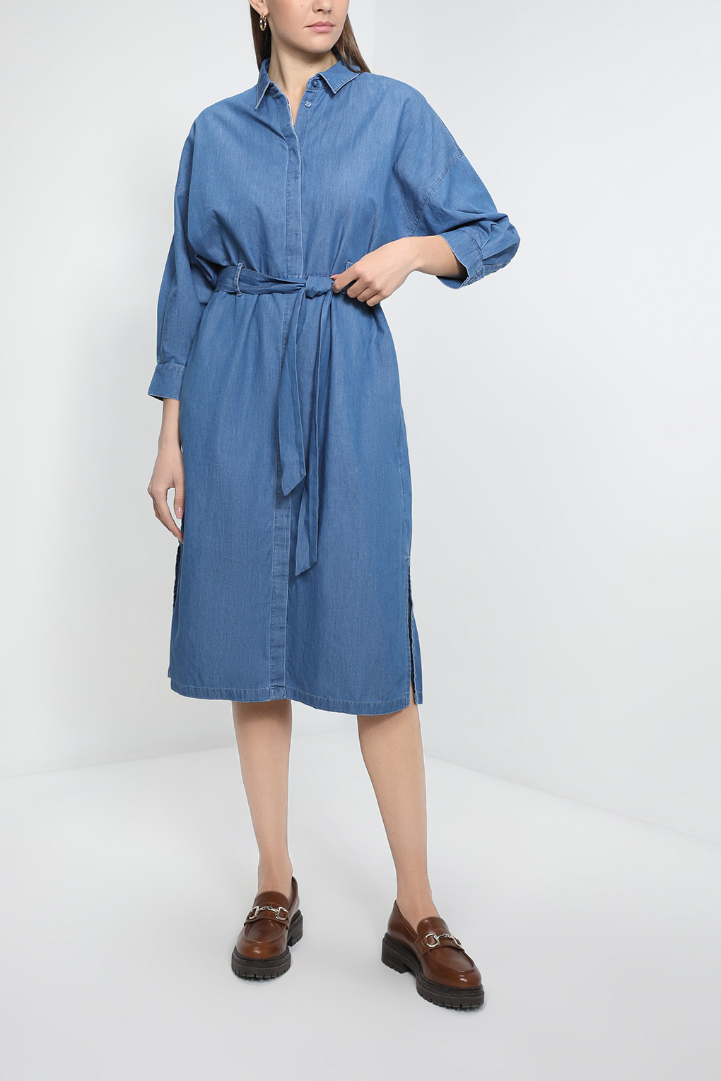 Платье женское Esprit Collection 013EO1E307 синее M