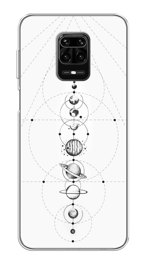 Чехол на Xiaomi Redmi Note 9 Pro/9S "Парад планет"