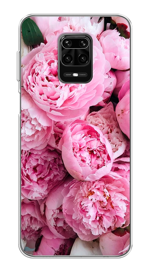 Чехол на Xiaomi Redmi Note 9 Pro/9S "Розовые пионы"
