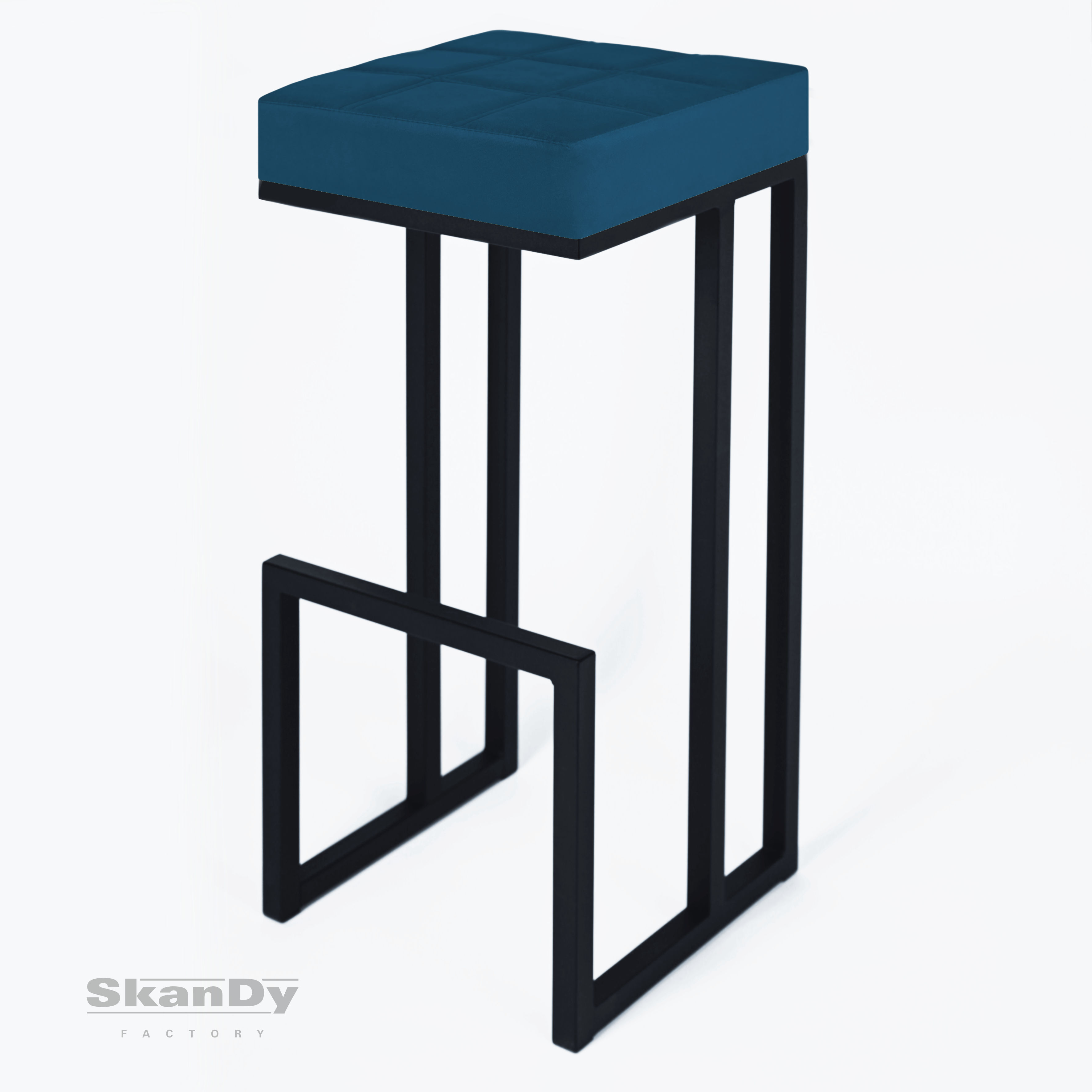 Барный стул Джаз SkanDy Factory, 81 см, синий