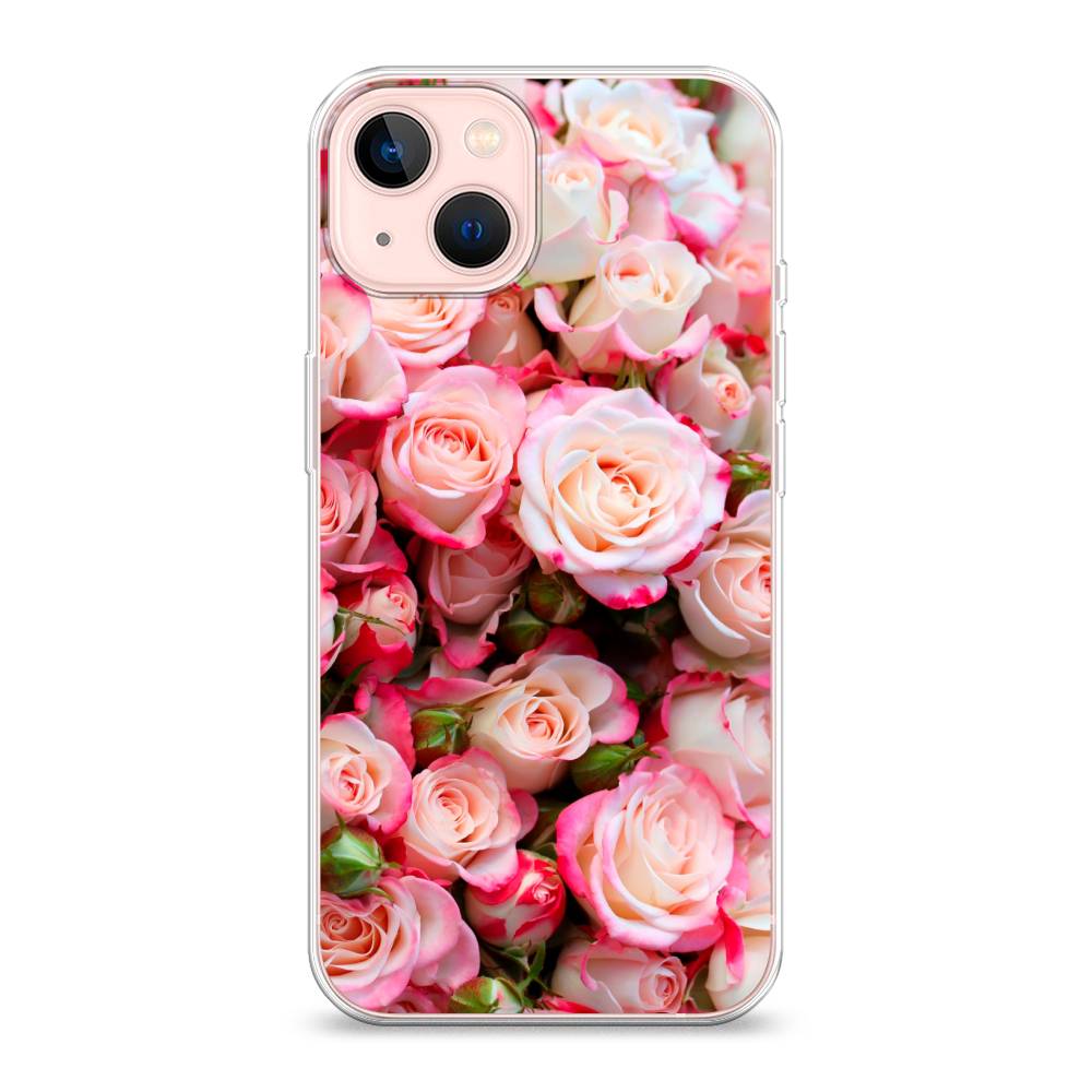 Чехол на Apple iPhone 13 "Много роз"