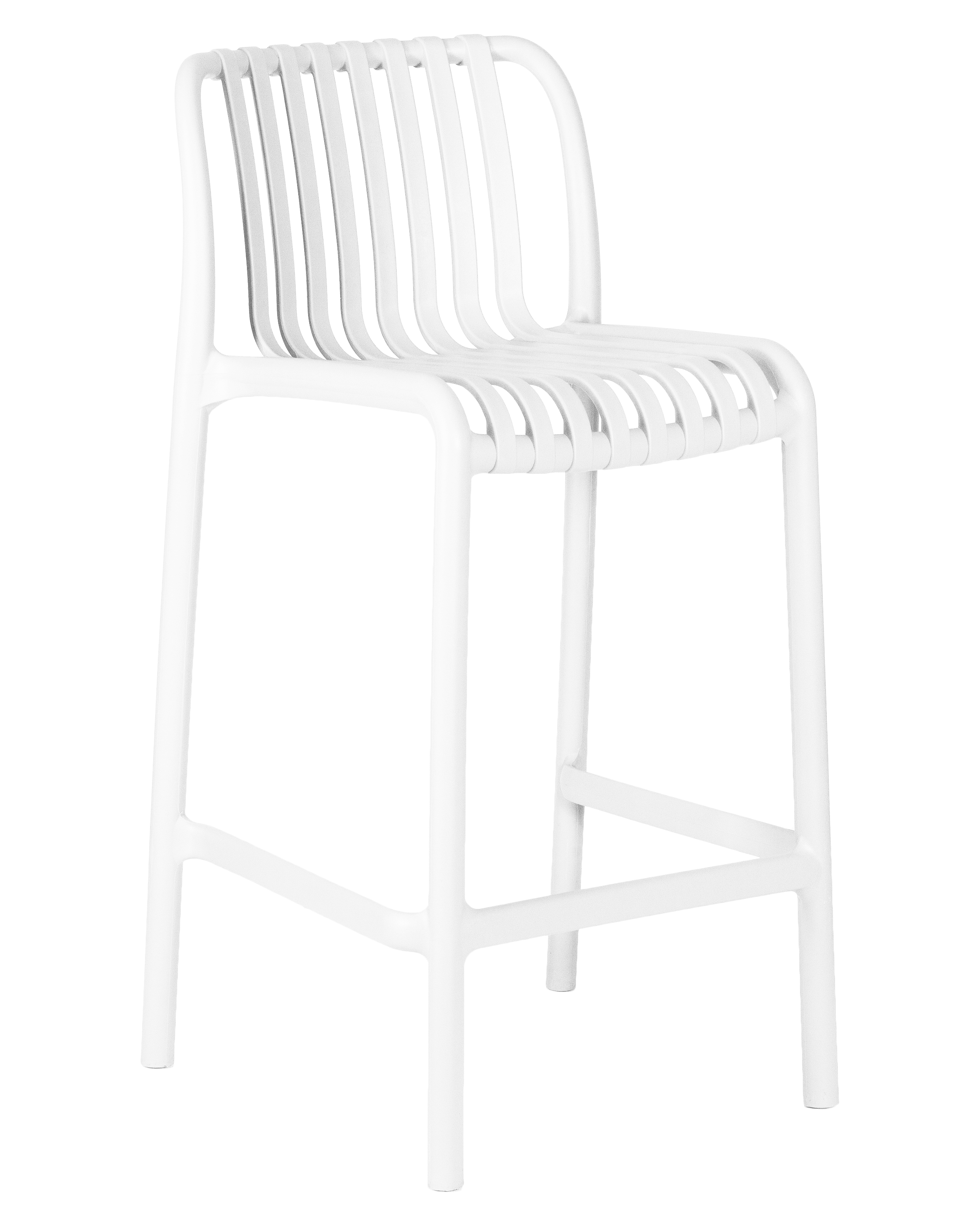 Полубарный стул Империя стульев CHLOE LMZL-PP777-1 white, белый