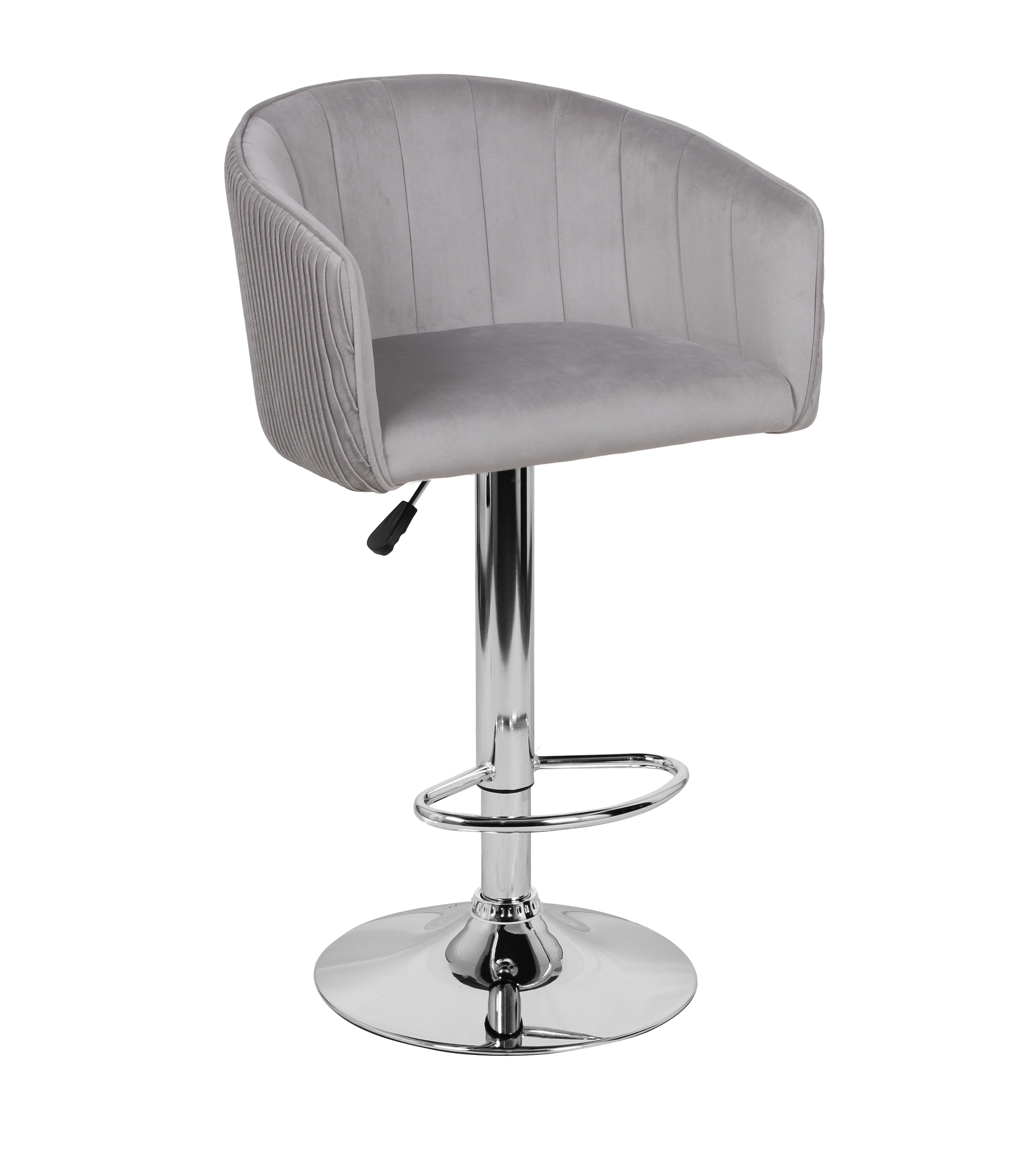 Барный стул Империя стульев МАРК WX-2325 grey, хром/серый