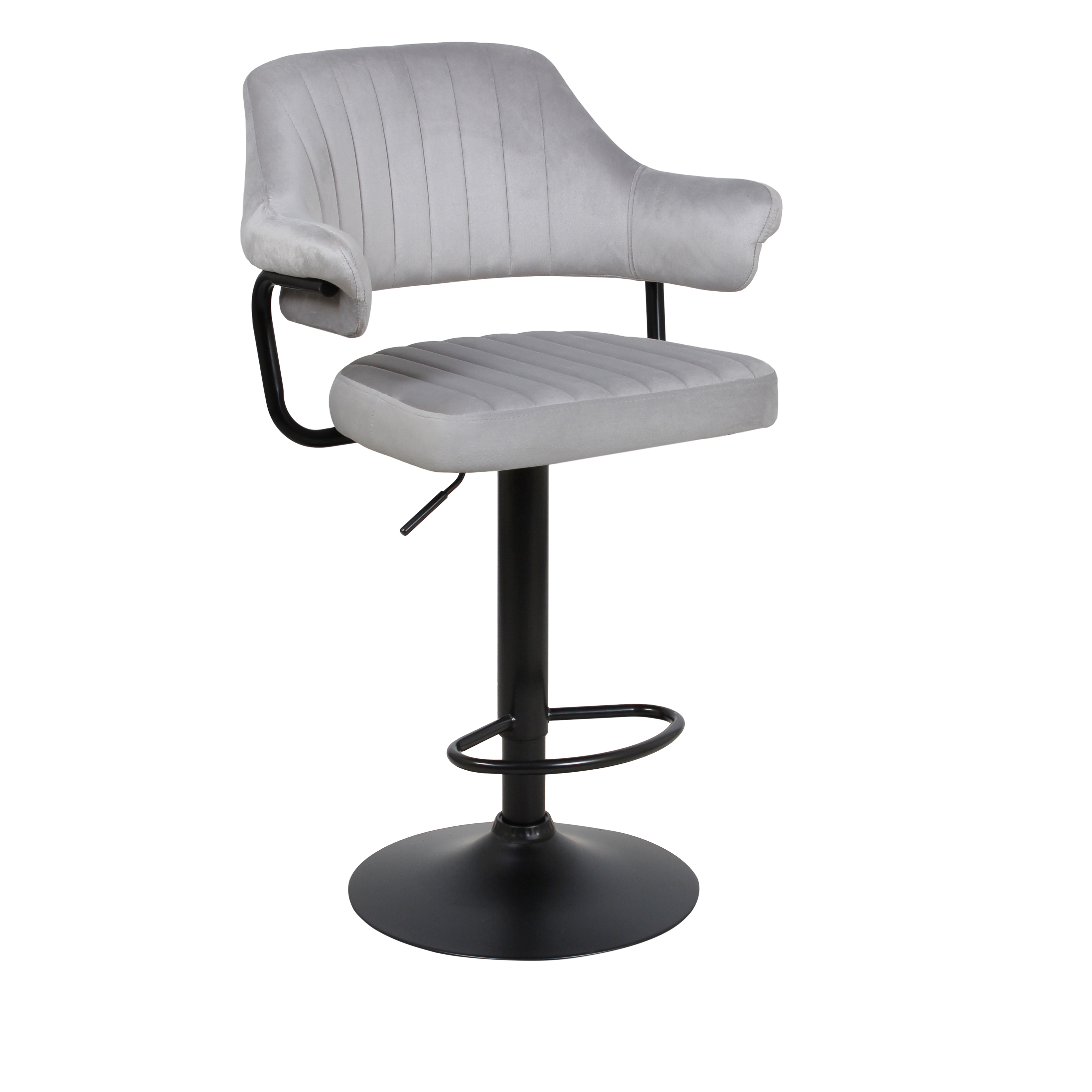Барный стул Империя стульев КАНТРИ WX-2917 light grey, черный/светло-серый