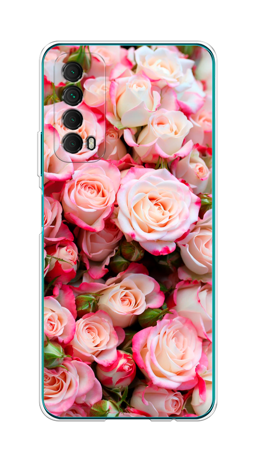 Чехол на Huawei P Smart 2021  "Много роз"