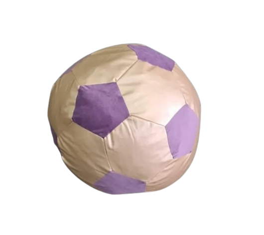 Кресло-мешок Футбольный мяч Gordvell фиолетово-золотой