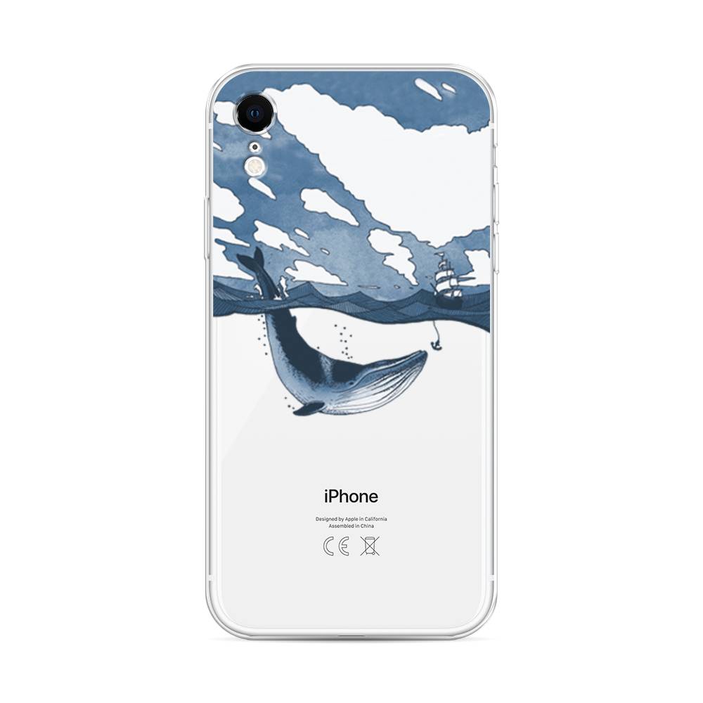 Чехол на Apple iPhone XR "Большой кит"