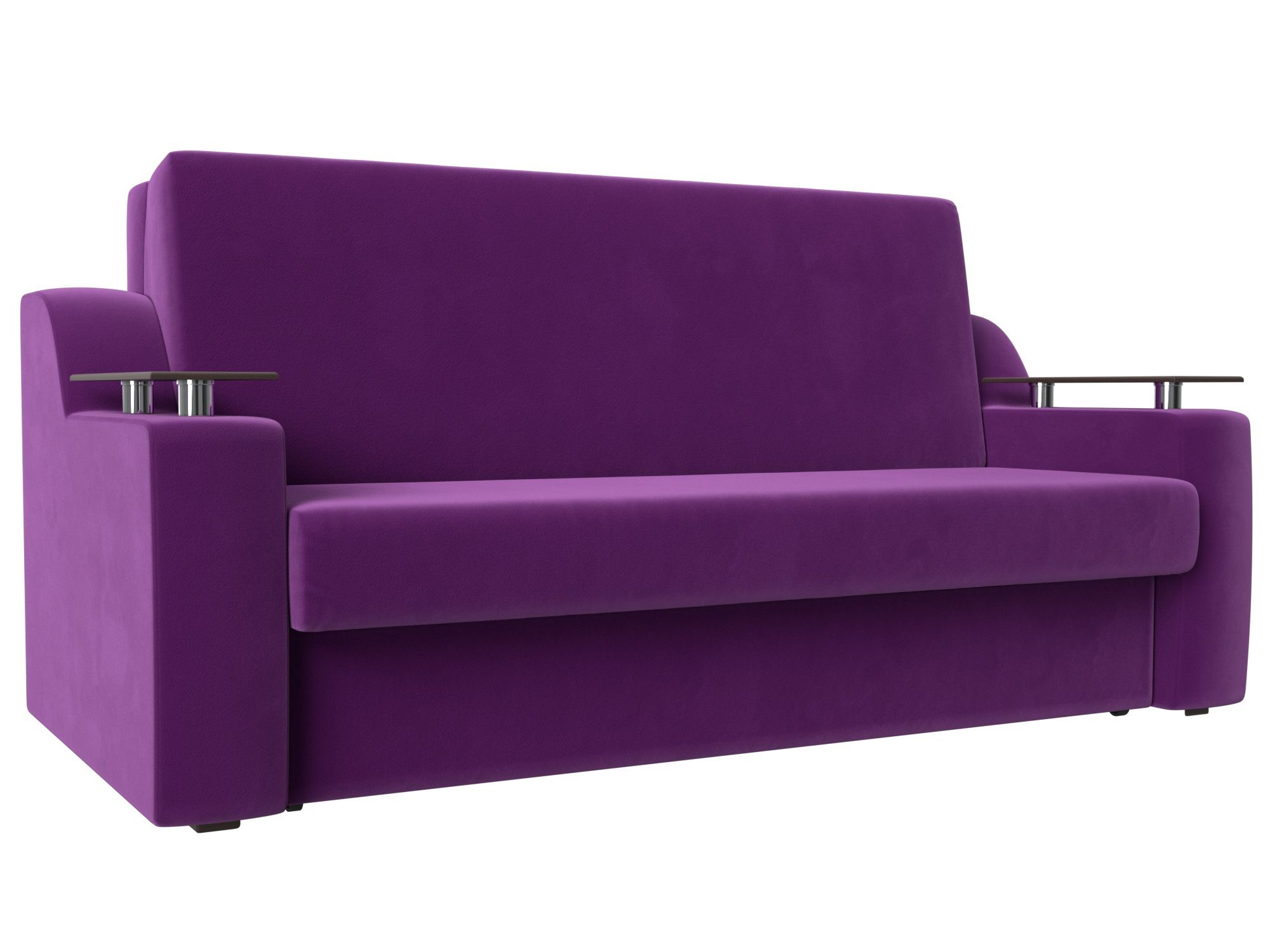 Прямой диван Лига Диванов аккордеон Сенатор 160 192х110х93 см, фиолетовый