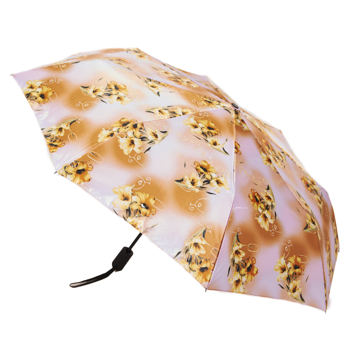 Зонт женский Zemsa 11310 розовый/желтый