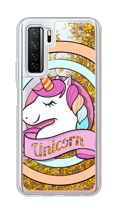 Чехол Awog  на Huawei Nova 7 SE "Unicorn зефирный"