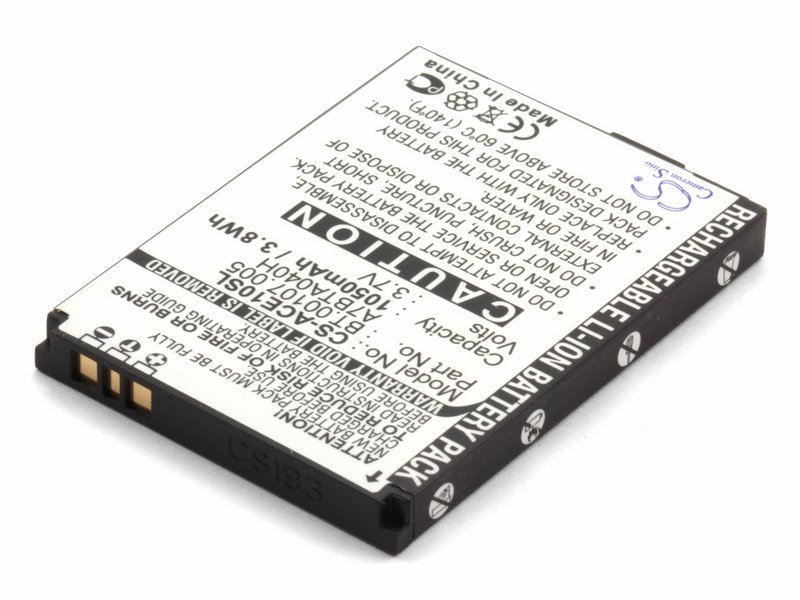 Аккумулятор для КПК Acer beTouch E100, E101, E200 (A7BTA040H)