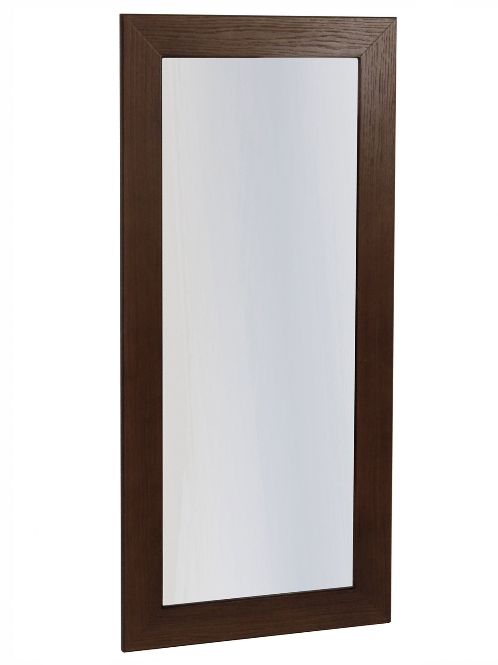 Зеркало навесное Мебелик Берже 24-90, темно-коричневый 90х55 см