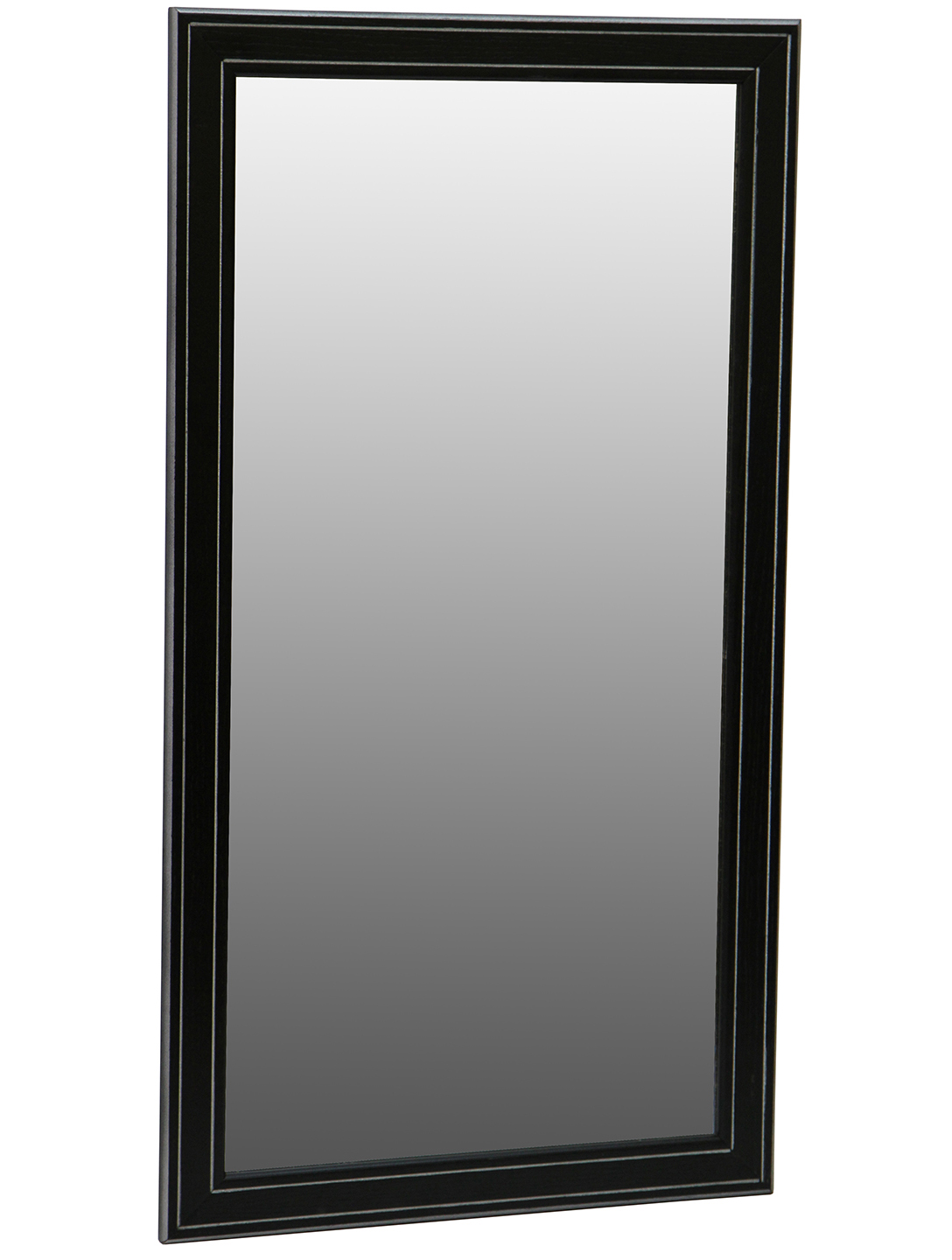 Зеркало Мебелик Васко В 61Н, венге/серебро 110 см х 60 см