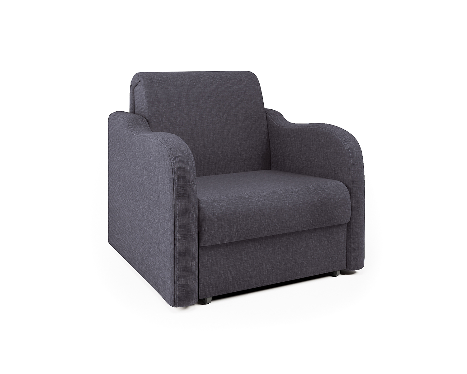 Кресло-кровать Шарм-Дизайн Коломбо 33070677, серый/бук
