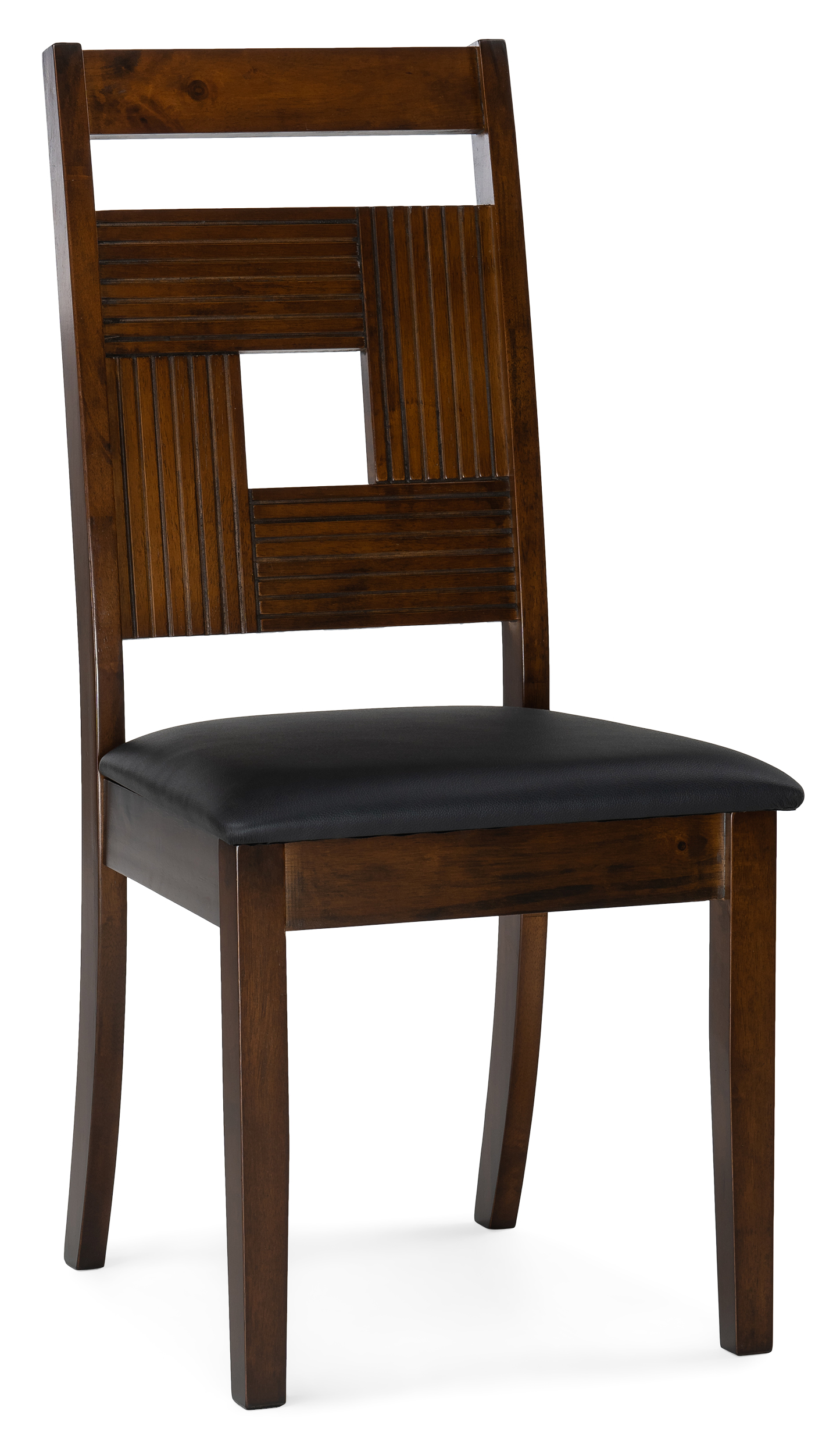 Деревянный стул Woodville Kubik dirty oak / black