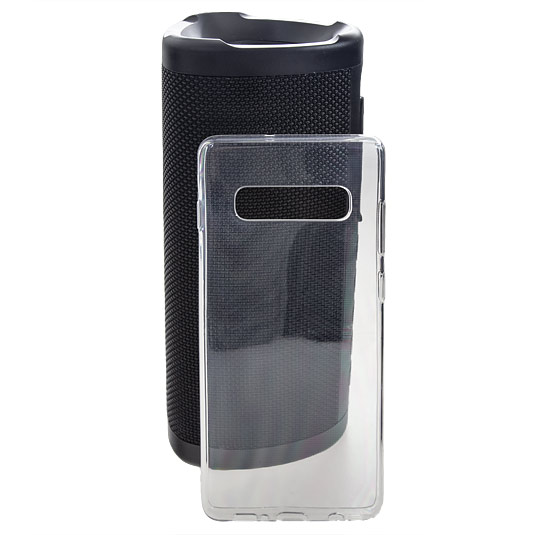 Силиконовый чехол Jack Case для Samsung S10+ прозрачный