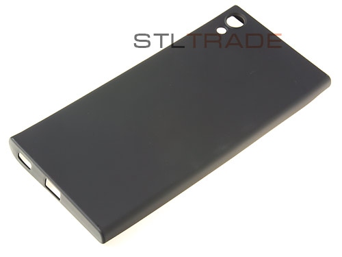 Силиконовый чехол TPU Case Металлик для Sony XA1 Ultra черный
