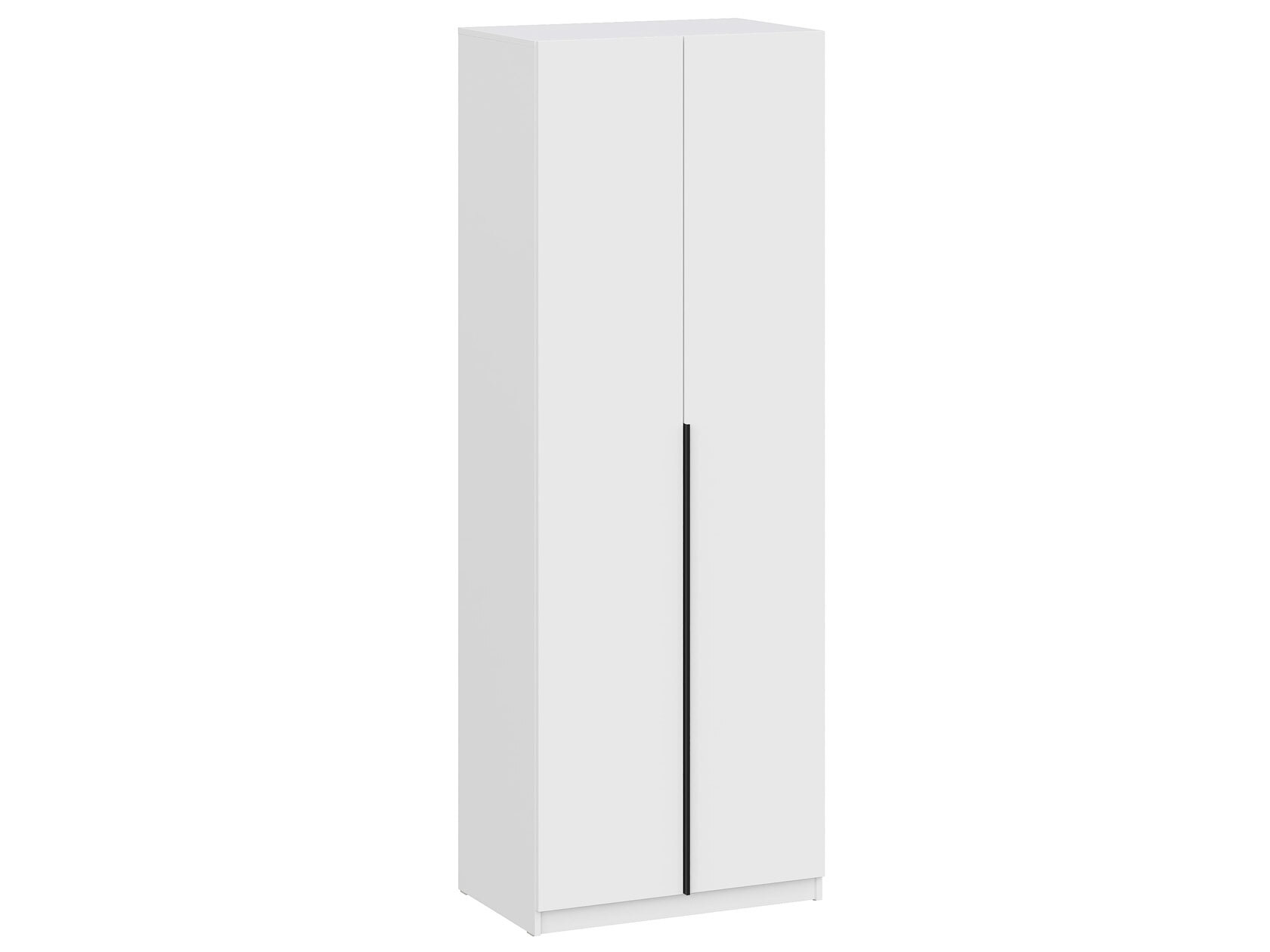Распашной шкаф СВ-Мебель Арно Белый текстурный Со штангой