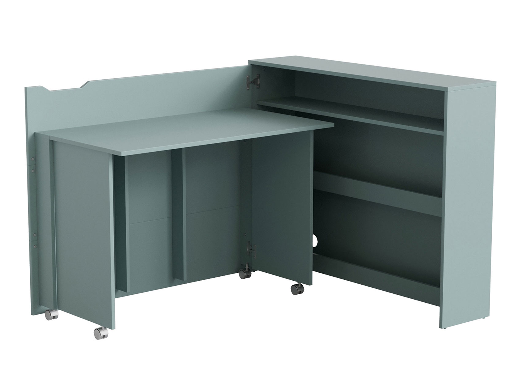 Письменный стол НК-Мебель LUIS Сумеречный голубой