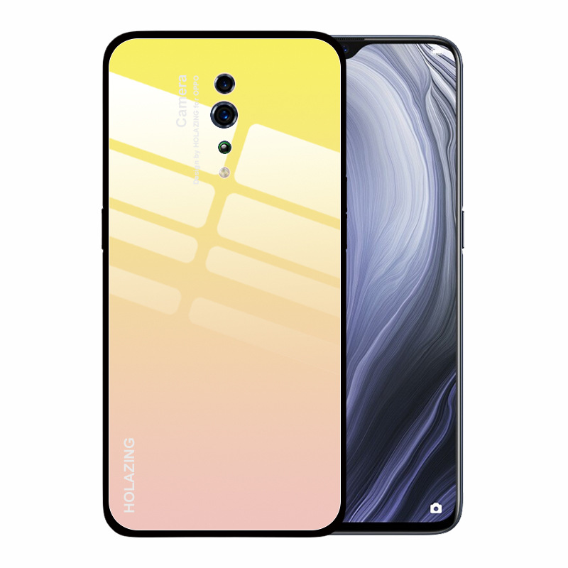 Чехол MyPads для Realme 5 Pro желтый (138483)