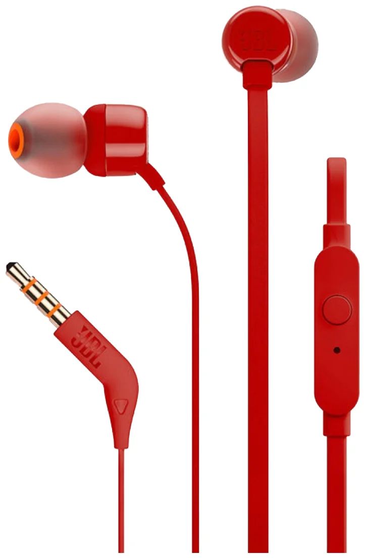 Наушники JBL T110 Red