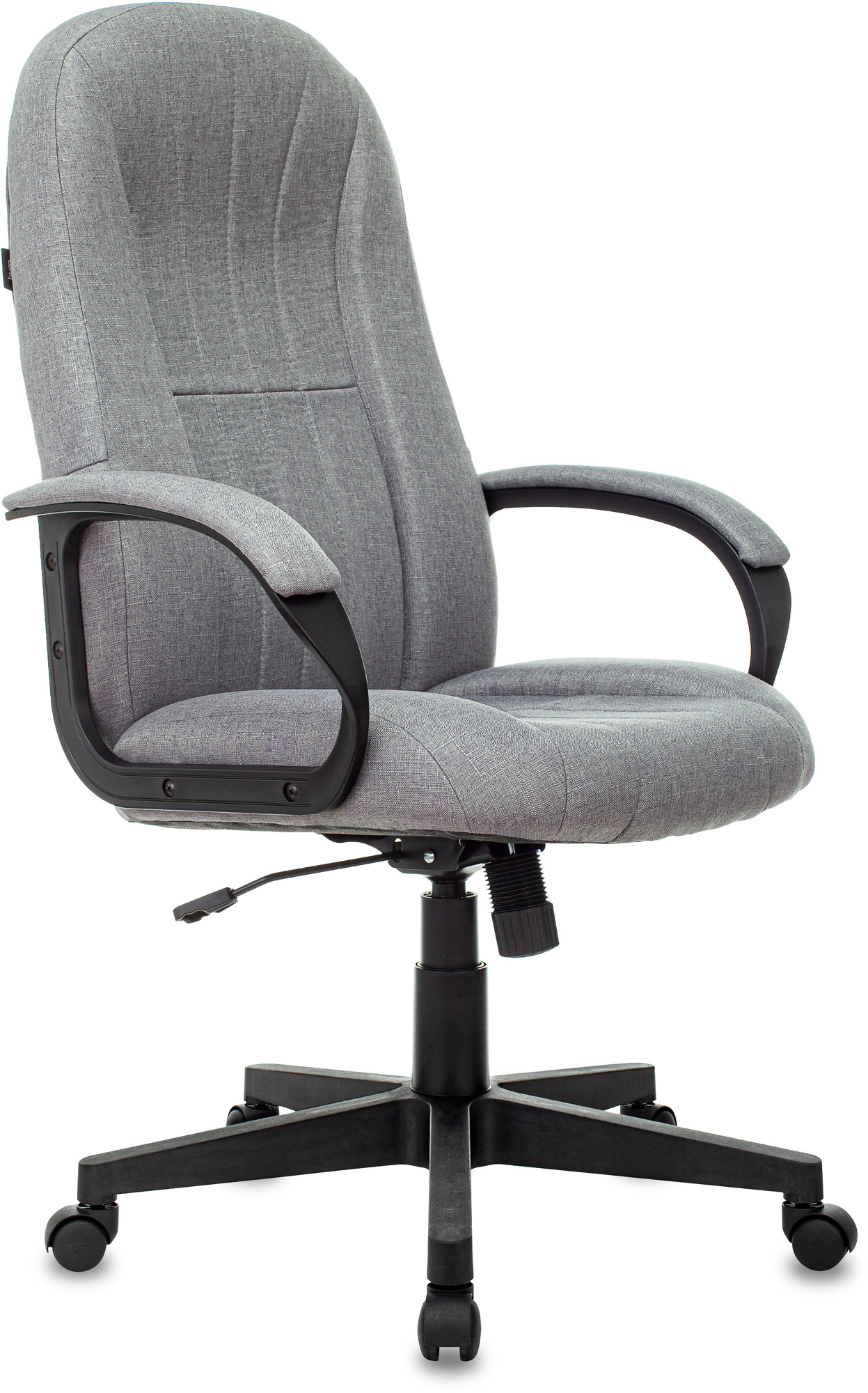 Кресло руководителя Бюрократ T-898AXSN, на колесиках, ткань, серый [t-898/404-grey]