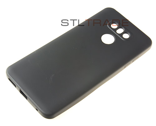 Силиконовый чехол TPU Case Металлик для LG G6 черный