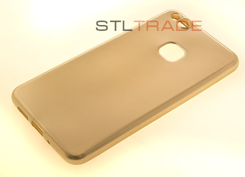 Силиконовый чехол TPU Case Металлик для Huawei P10 lite золотой