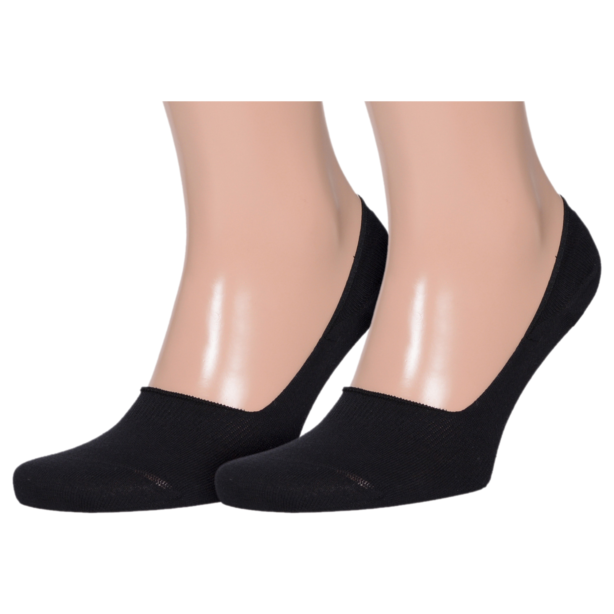 Комплект следков мужских Grinston socks 2-20D4 черных 25