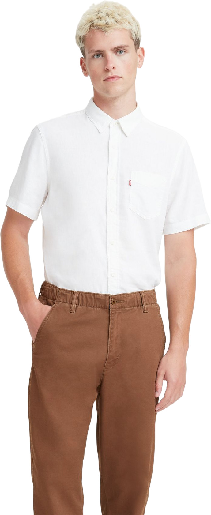 Рубашка мужская Levi's 86627-0000 белая XL