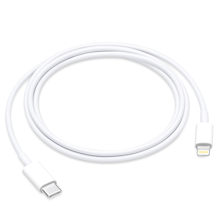 Кабель USB-C Apple iPhone Lightning (MQGJ2ZM/A) <белый> (OEM)