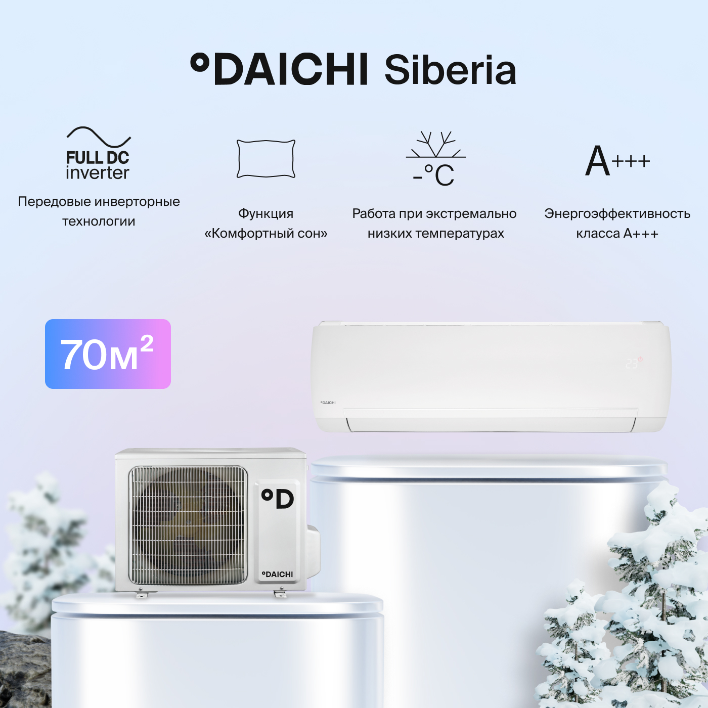 Сплит-система Daichi SIB70AVQS1R/SIB70FVS1R
