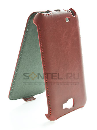 Чехол-книжка STL light Vintage для Samsung Galaxy N7100 Note 2 красный