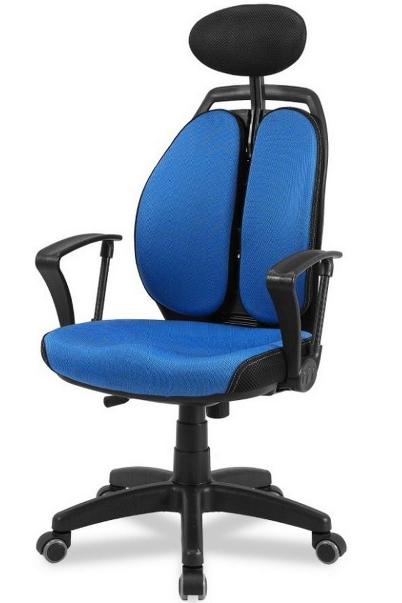 Ортопедическое офисное кресло Synif New Trans SY-0780 (синее, каркас черный)