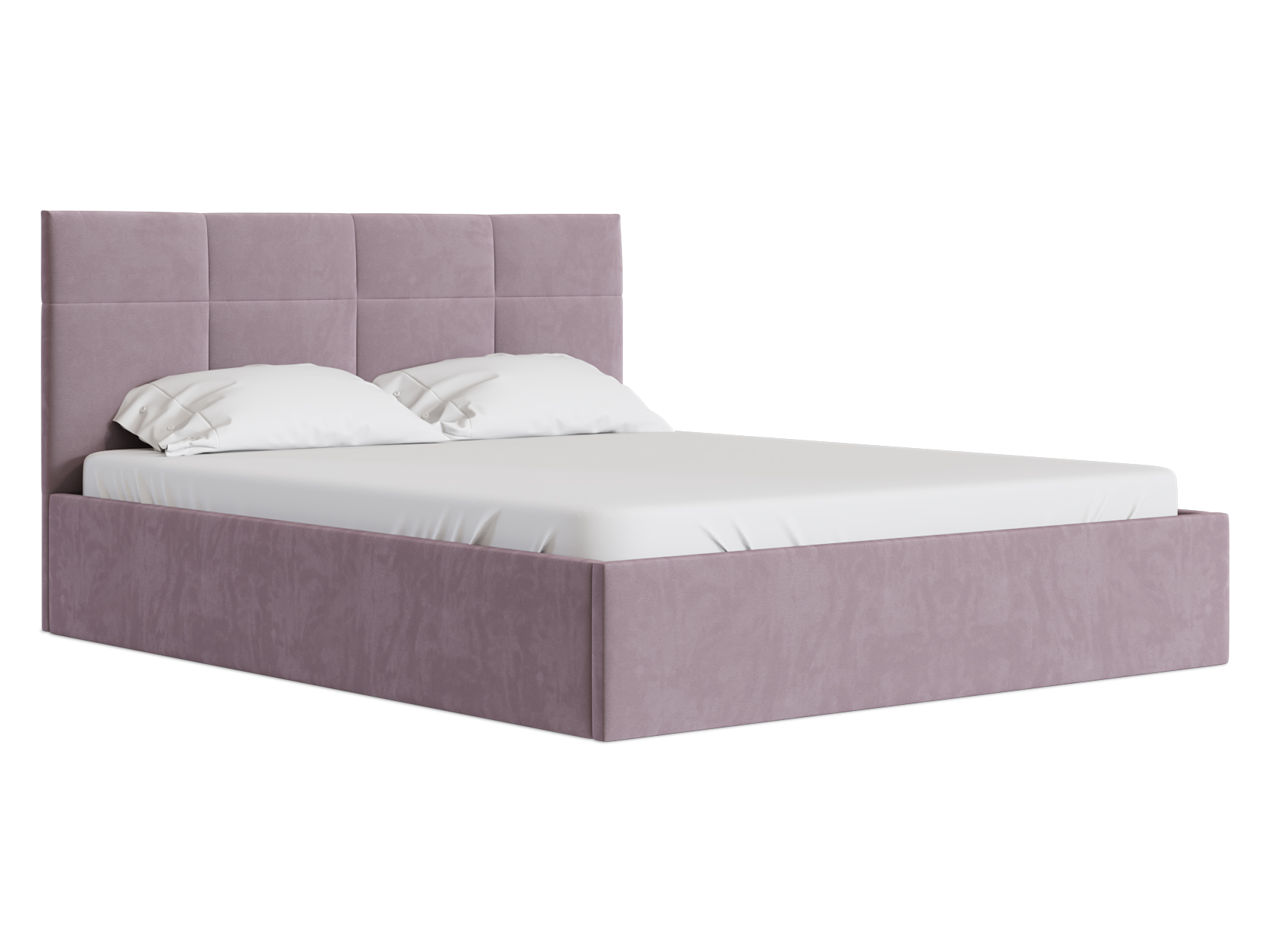 Кровать с подъемным механизмом Первый Мебельный Эмина Розовый, велюр 160х200 см