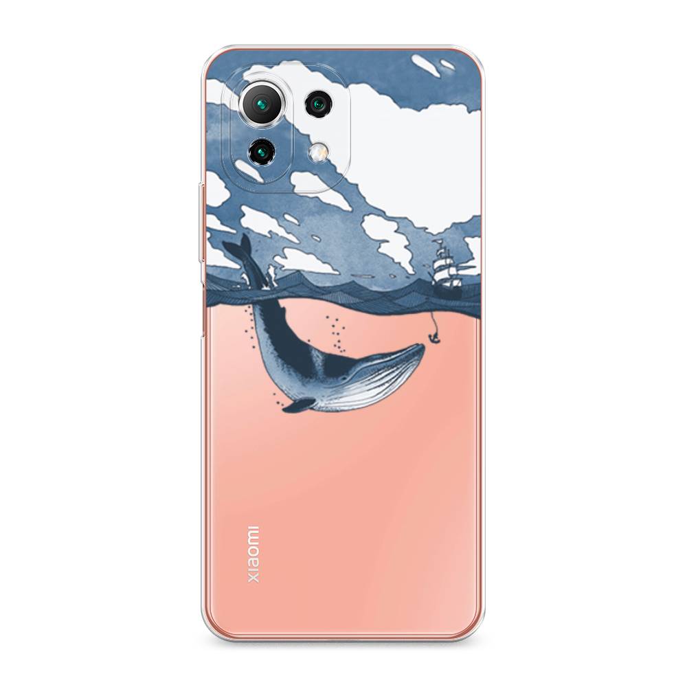 Чехол на Xiaomi Mi 11 Lite/5G NE "Большой кит"