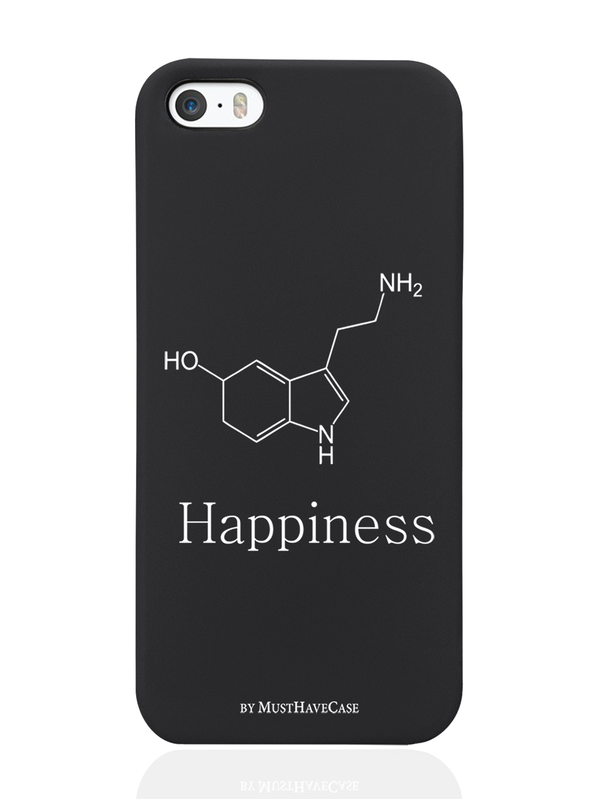 Чехол MustHaveCase для iPhone 5/5s Молекула счастья черный