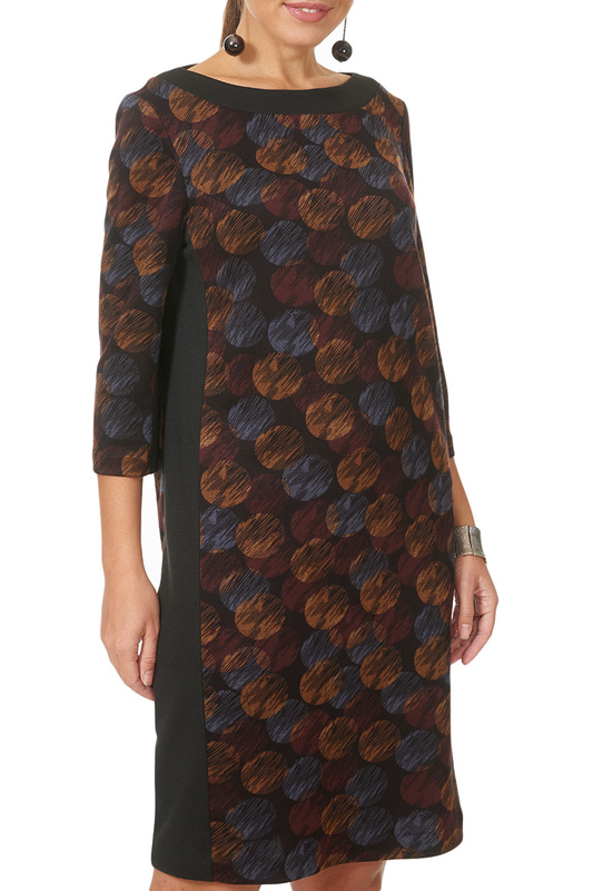 Платье женское Argent AZDT7088 коричневое 50
