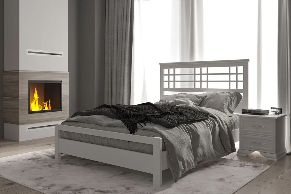 Двуспальная кровать Амира, 160х200 см, Bravo Мебель