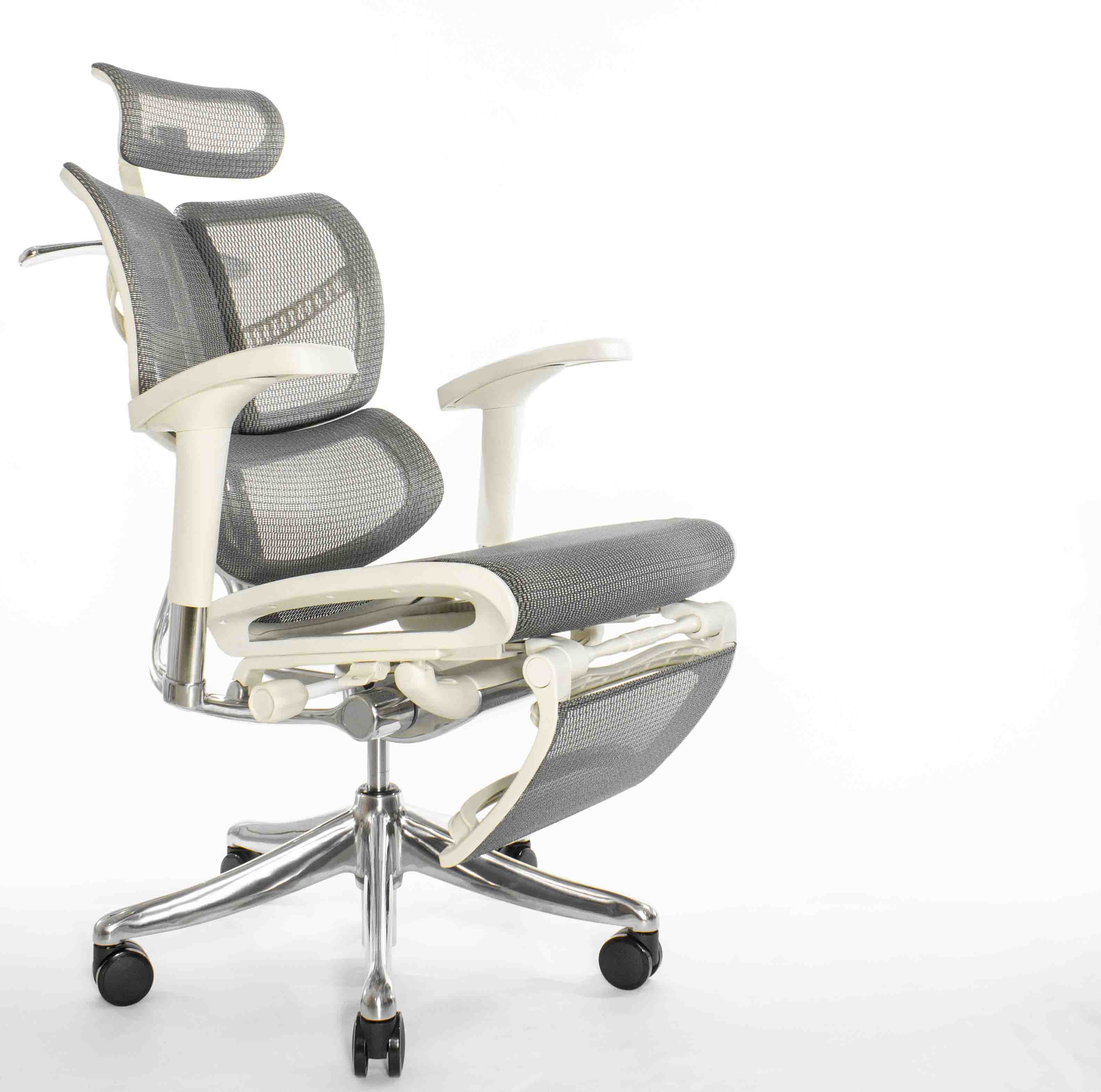 Кресло Falto Expert Fly RFYM 01-G с подножкой, серый