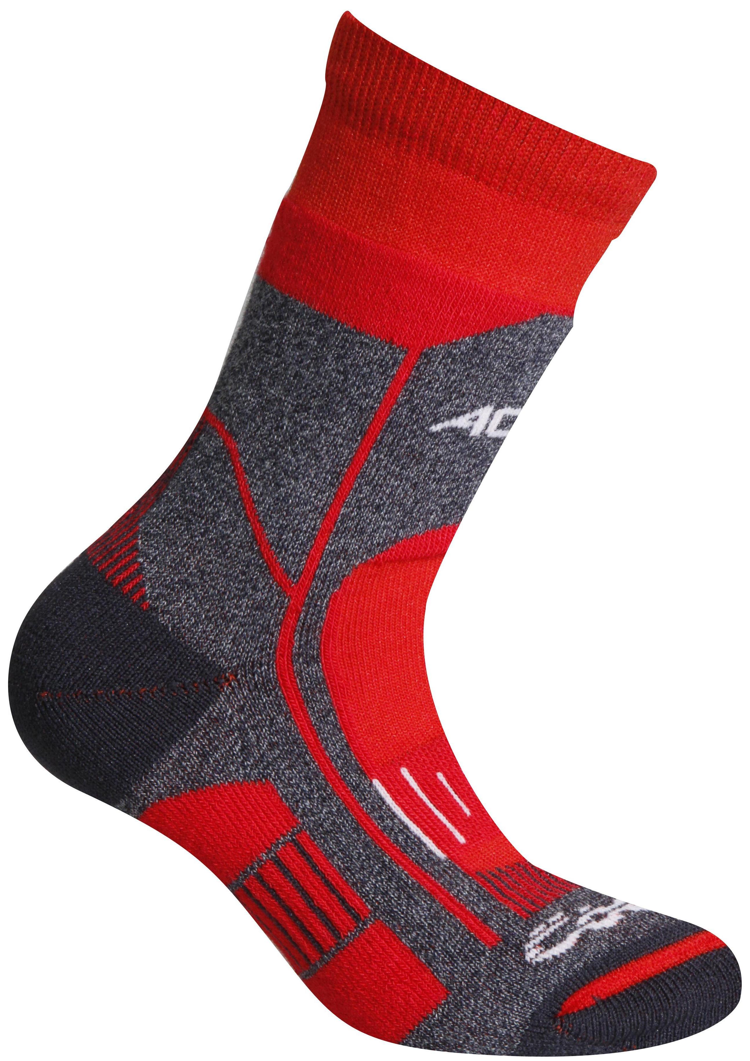 Носки Accapi Socks Trekking Ultralight Jr черные; серые; красные 27-30 EU