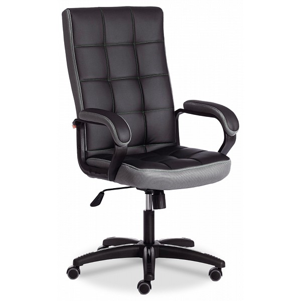 Кресло компьютерное Tetchair Trendy, черный/серый