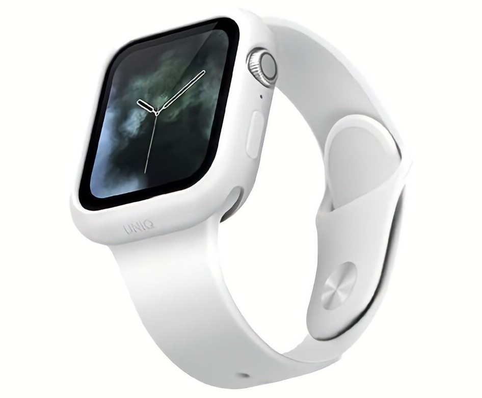 Чехол Uniq Lino для смарт-часов Apple Watch 44 мм белый