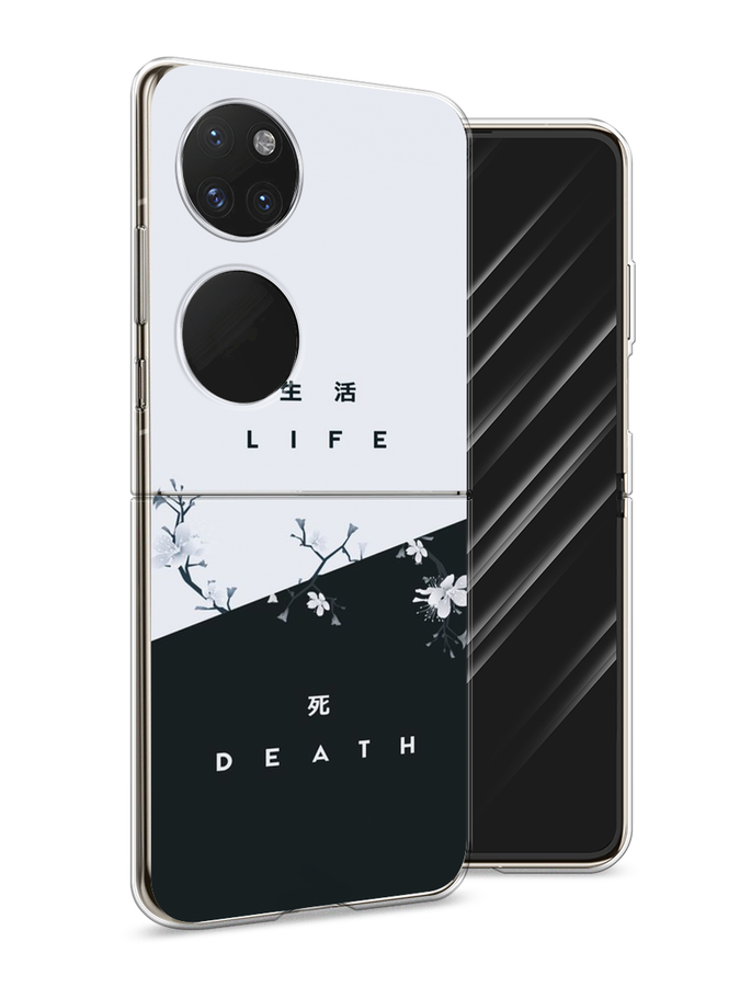 Чехол Awog  на Huawei P50 pocket "Life and death"