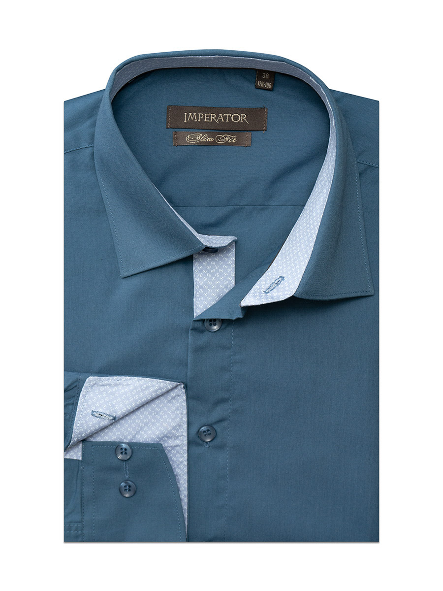 Рубашка мужская Imperator Flint-33 sl. голубая 39/178-186