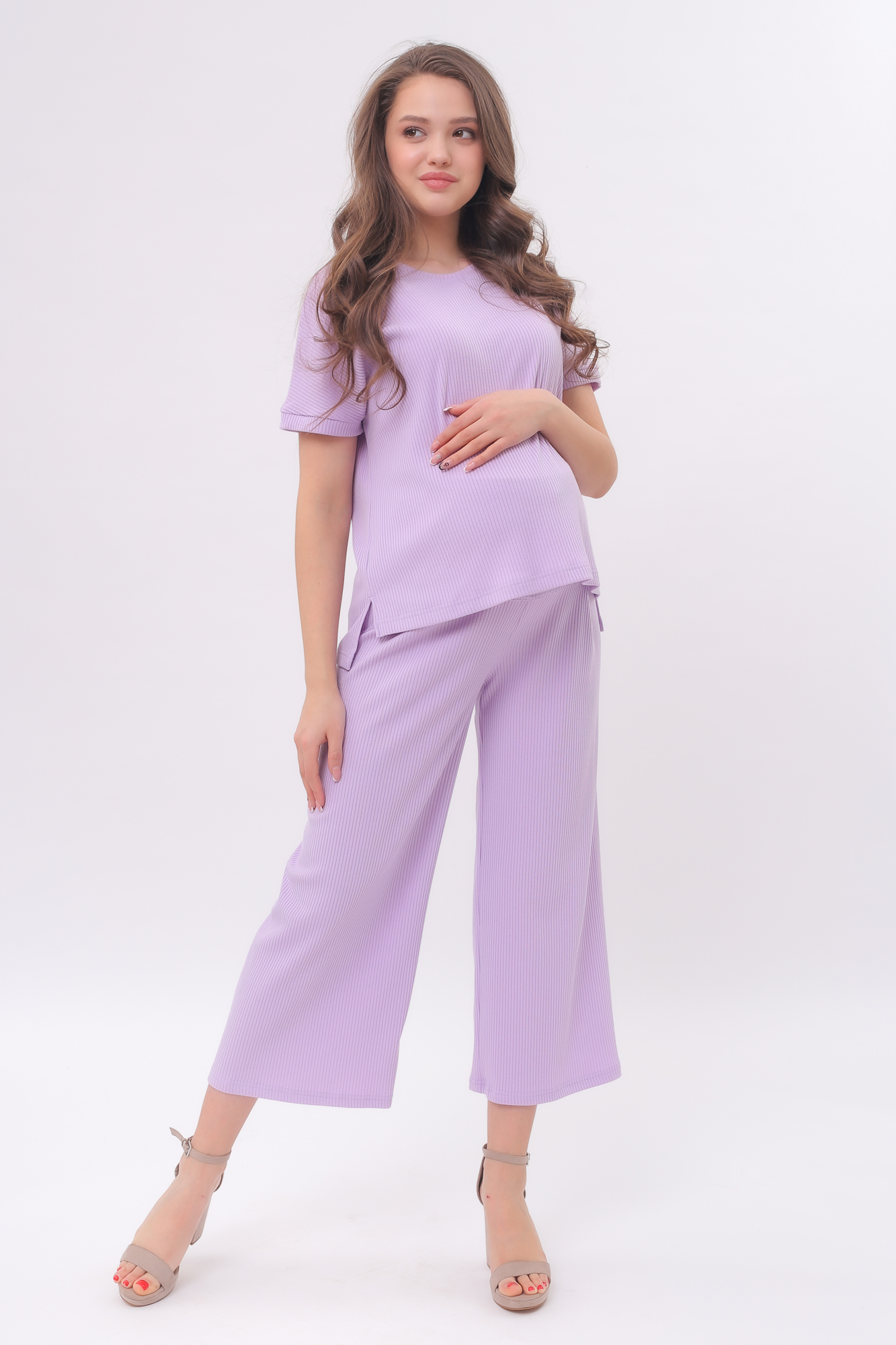 Костюм для беременных женский Magica bellezza 0248 фиолетовый 46 RU