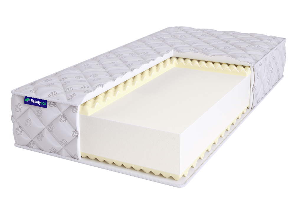 Матрас двуспальный BeautySon Roll FOAM 14 Latex Double Бесклеевой 155x185 16 см